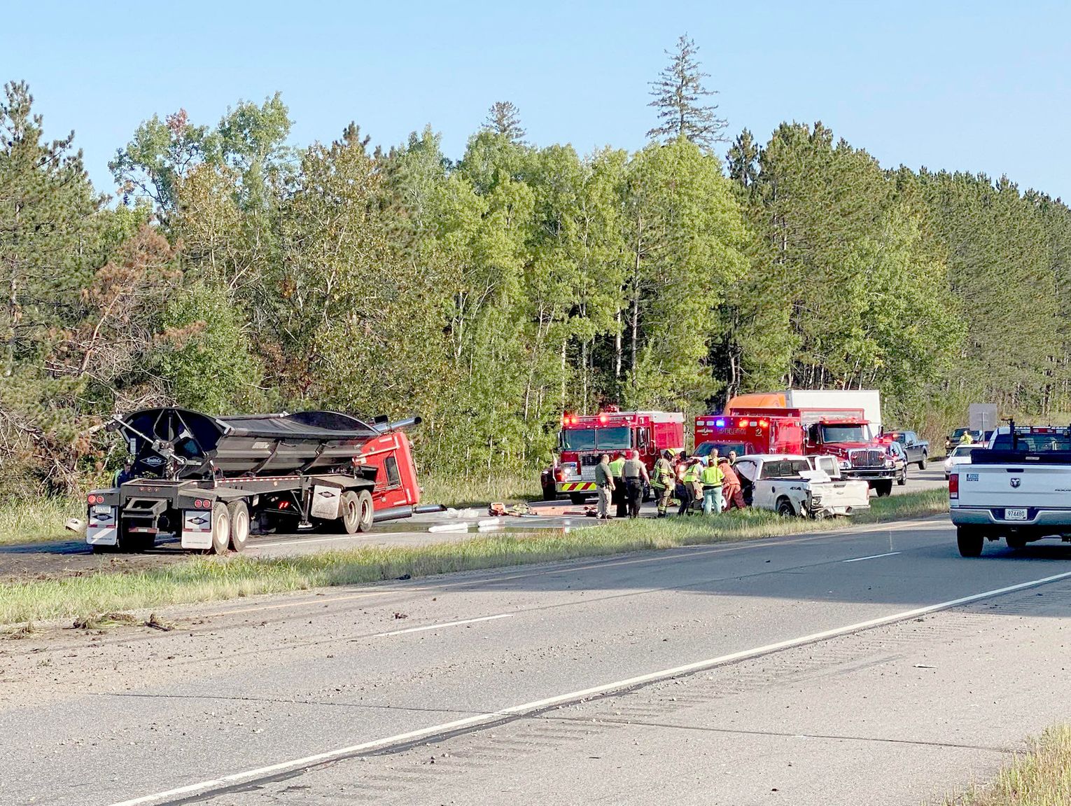 Ely woman injured in crash with semi truck