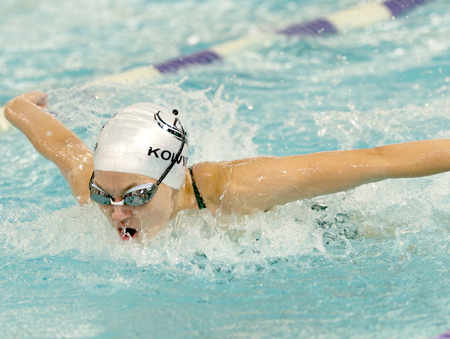 NRE swim team was fit to be tied