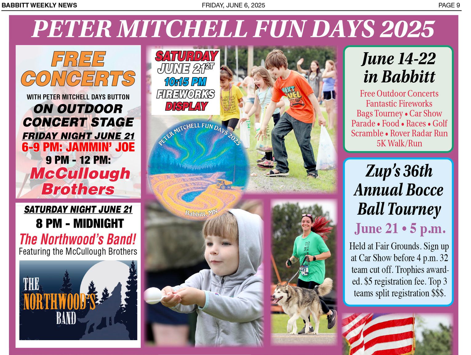 Peter Mitchell Days 2025 Schedule of Events