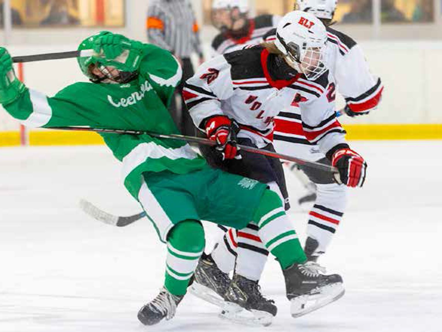 Rough patch on the ice