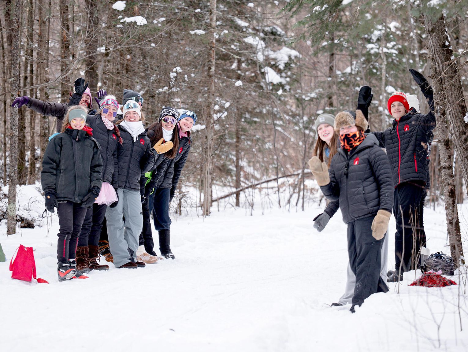 Ski teams battle weather