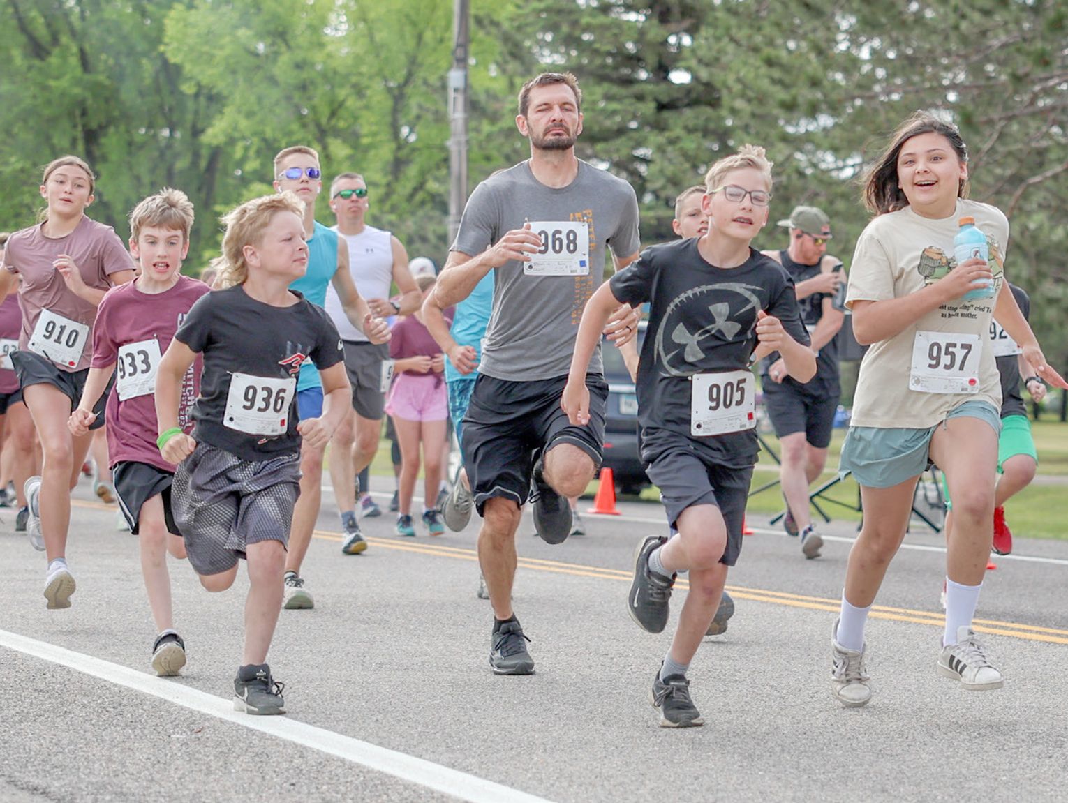 The annual Peter Mitchell Days 5K race included nearly 70 runners of ...