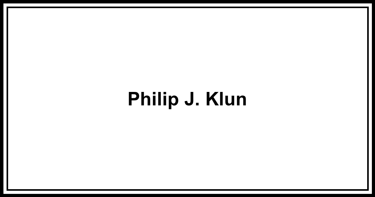 Obituary: Philip J. Klun